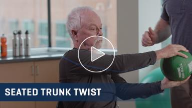 Seated Trunk Twist Exercise Video | This Is Living With Cancer